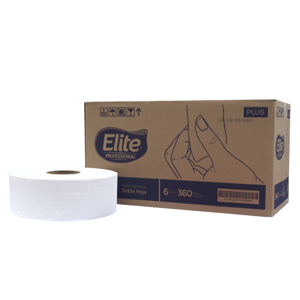 ROLLOS 360 MTS PAPEL HIGIENICO JUMBO PLUS ELITE